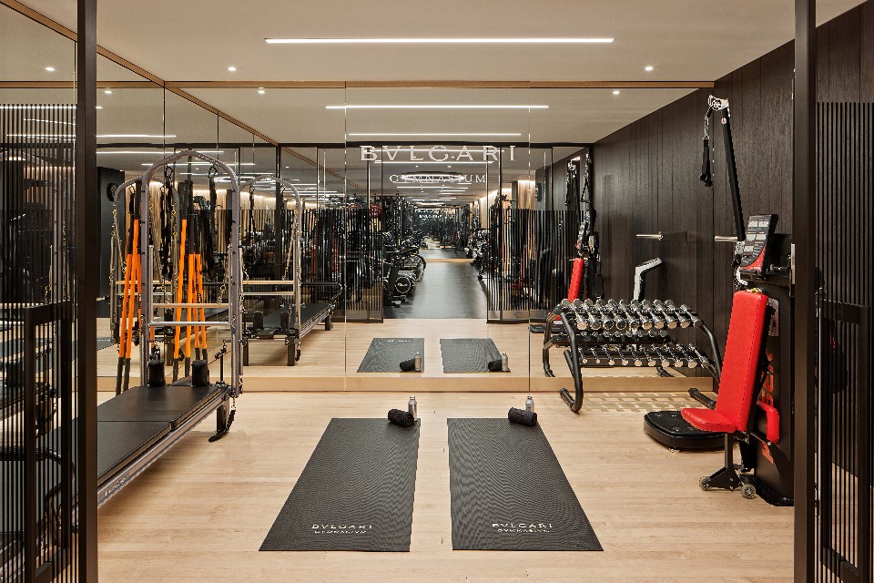 Gym, fitness and personal trainer at luxury Spa center in Milan ...