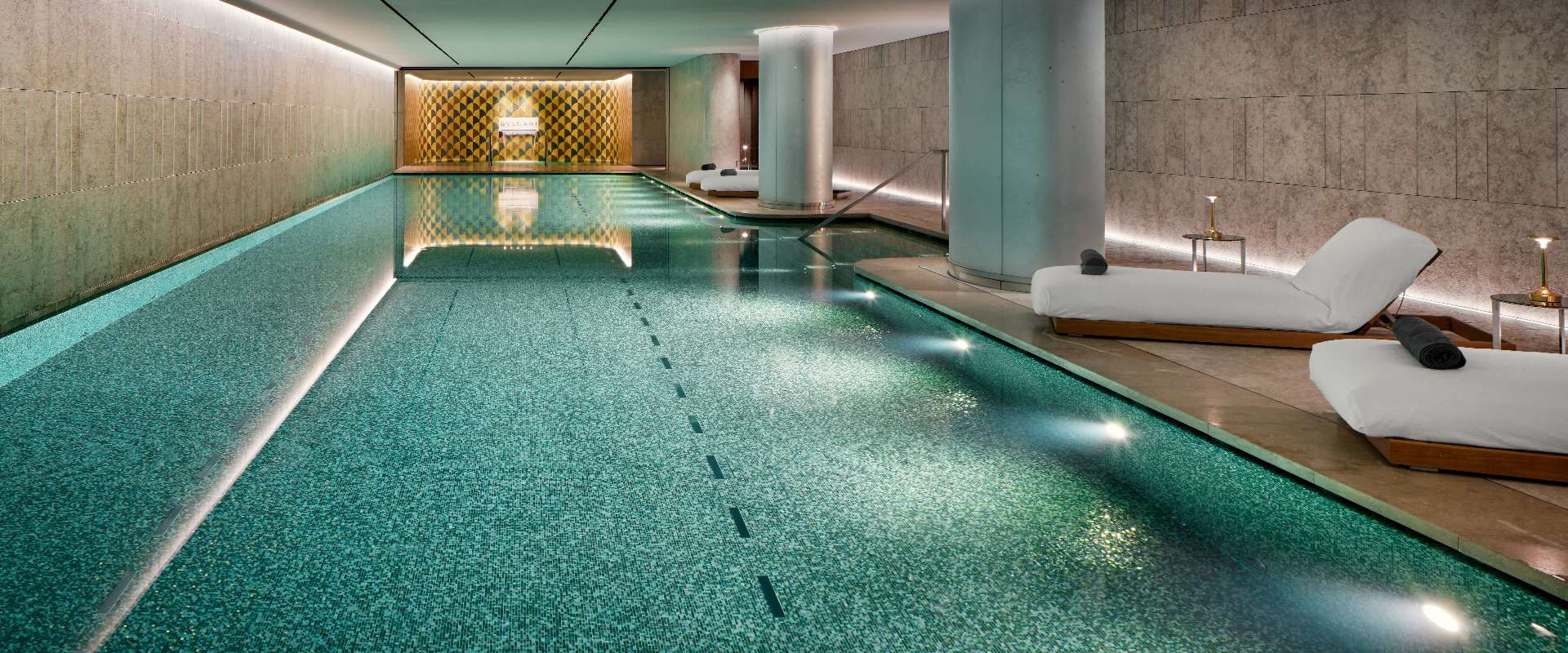 Pool space at the Bvlgari Spa in Paris | Bvlgari Hotel Paris | Bvlgari ...