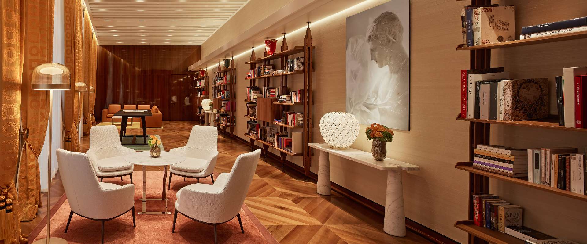 Exclusive Library dedicated to Rome | Bvlgari Hotel Roma