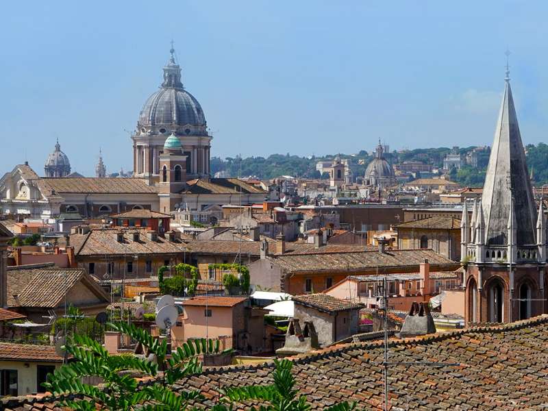 Rooftop terrace in the centre of Rome | Bvlgari Hotel Roma
