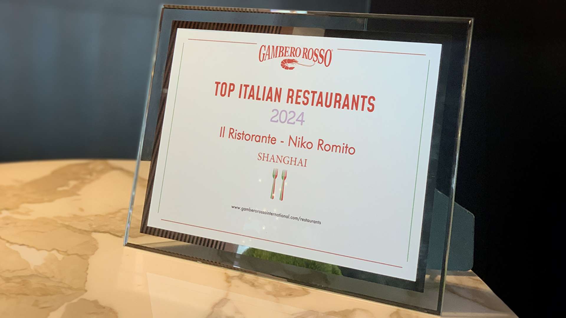 Il Ristorante - Niko Romito awarded Two Forks by Gambero Rosso ...